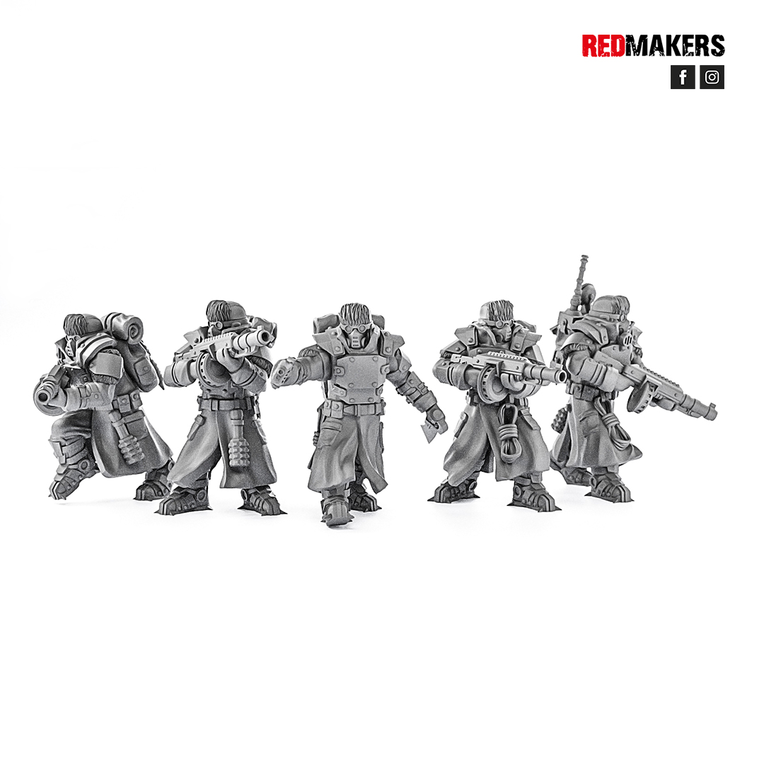 3D file Ice Warriors - Elite squad of the Imperial Force 🧊 ・3D print ...