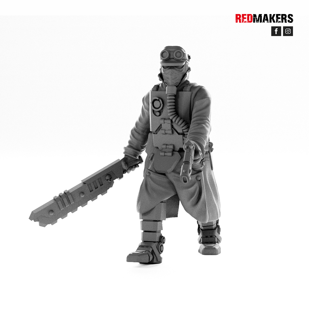 3D file Death Squad Engineers of the Imperial Force 🔨 ・3D printing ...