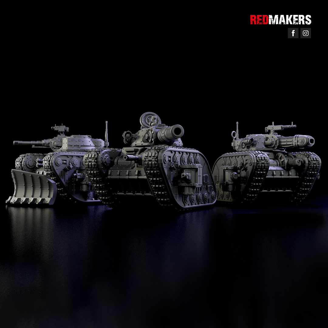 3D file Legendary Battle Tank - Imperial Force 🪖 ・3D printing template ...