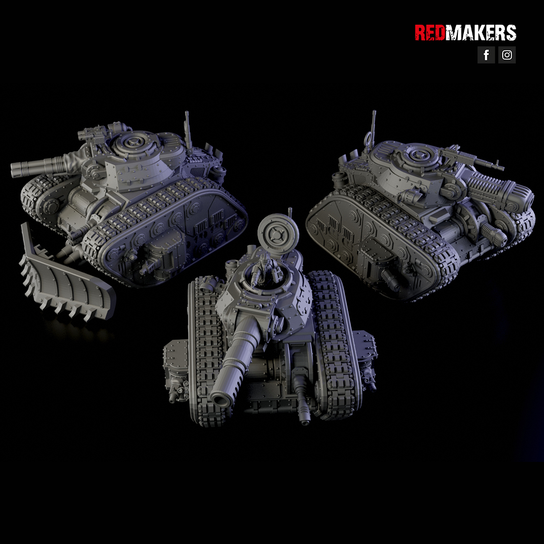 3D file Legendary Battle Tank - Imperial Force 🪖 ・3D printing template ...