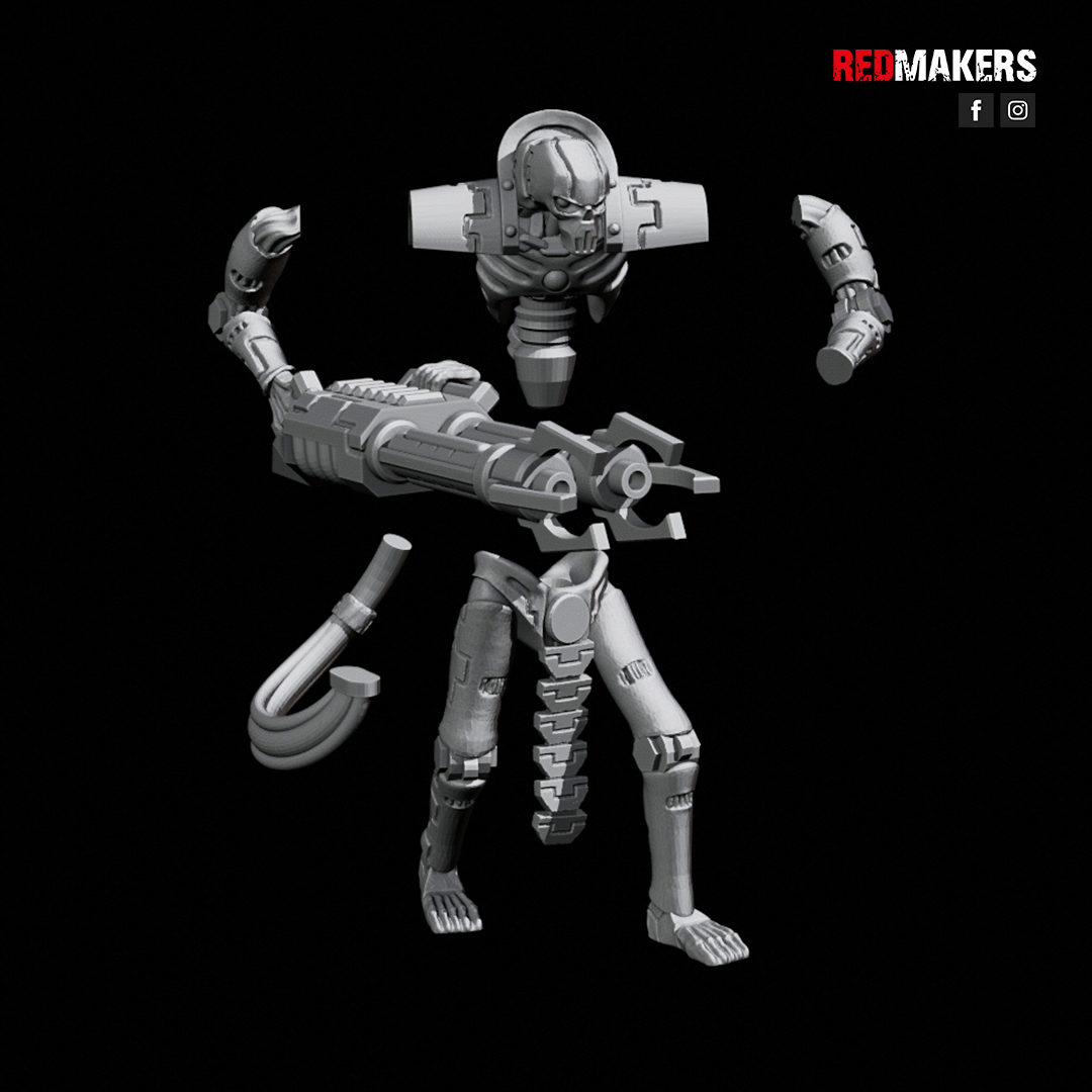 3D file Immortal Robots from the Tomb World 🪦 ・3D printing idea to ...