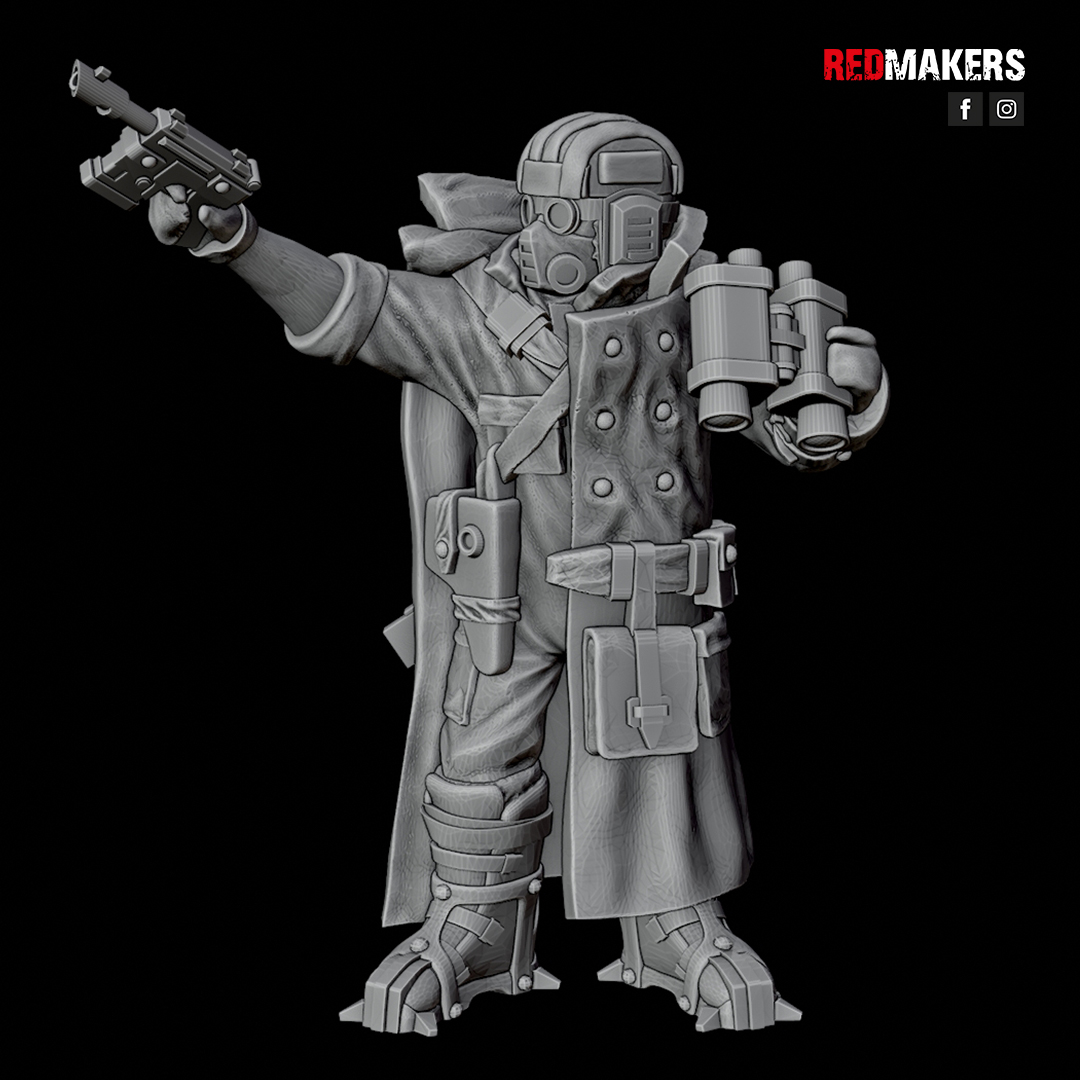 🧊 Ice Warriors - Tank commander of the Imperial Force・ 3D File for ・Cults