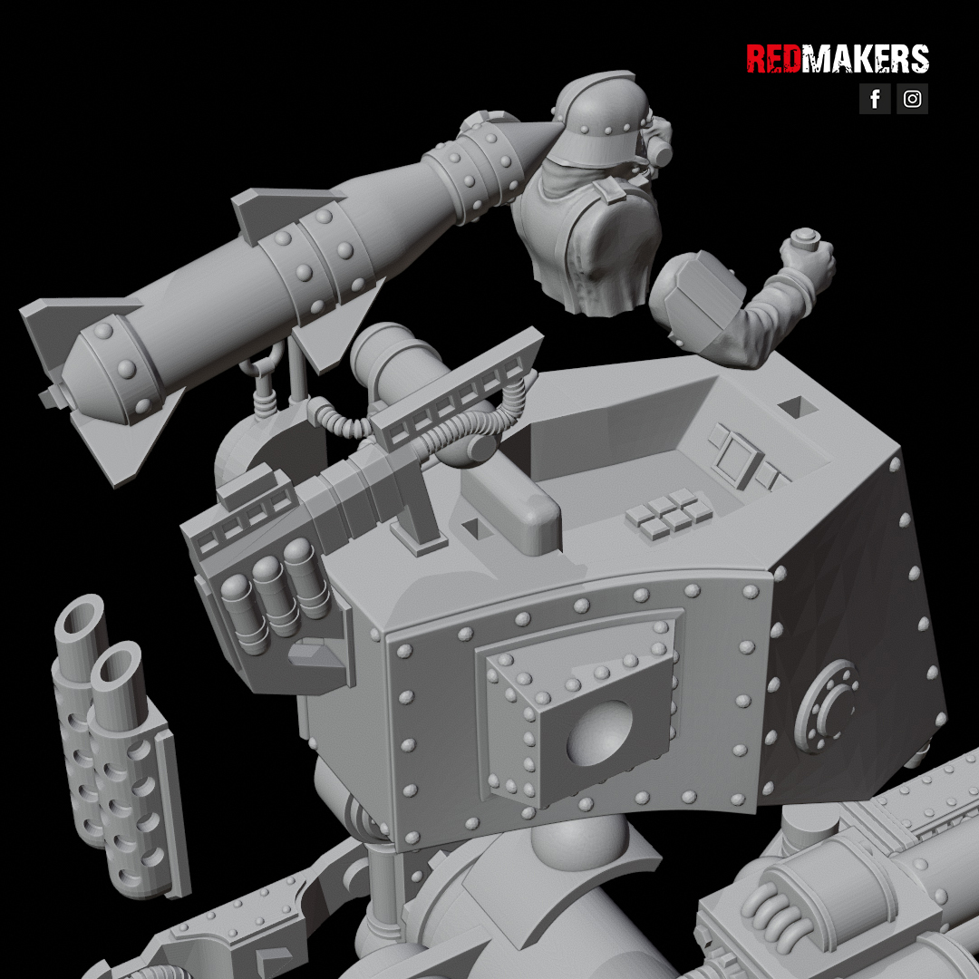3D file Imperial force Light mech 🎲 ・3D printable design to download・Cults