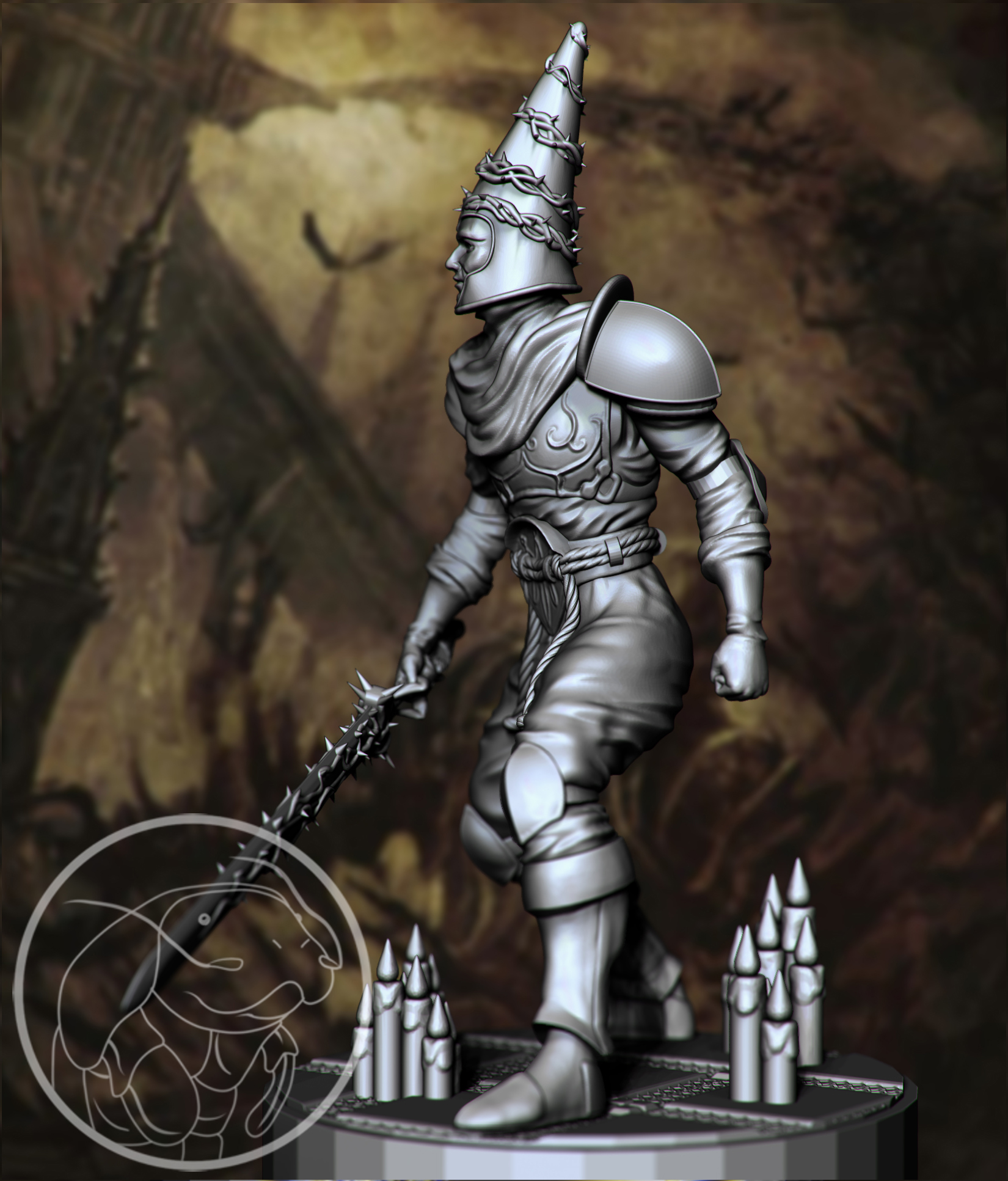 🎲 Penitent One (Blasphemous)・Archivo STL para ・Cults