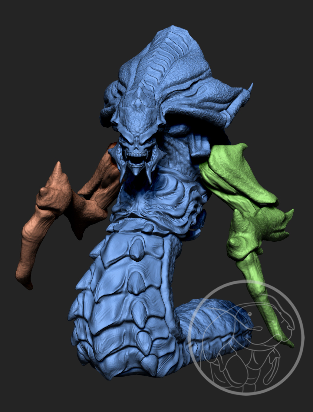 👽 Hydralisk (SC I)・ STL File for ・Cults