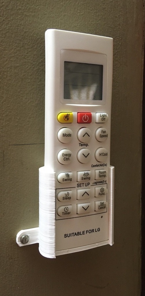 Free 3D file LG inverter AC Remote Wall Mount 🪞 ・3D printing idea to ...