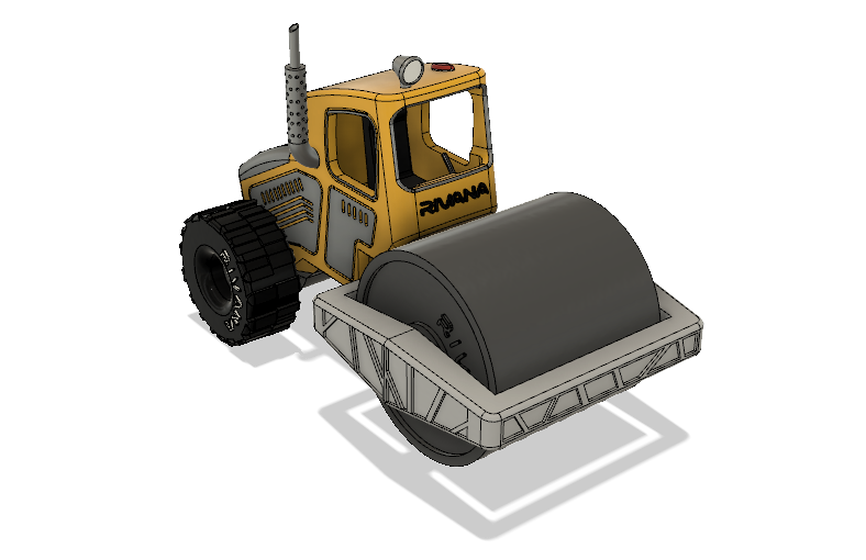 Archivo STL gratuito Rodillo Amarillo Moderno con Movimientos 🎲 (3MF y ...