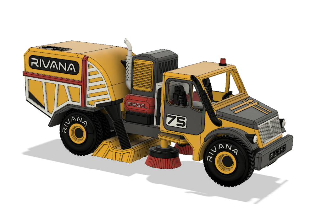 Street Sweeper Truck Toy