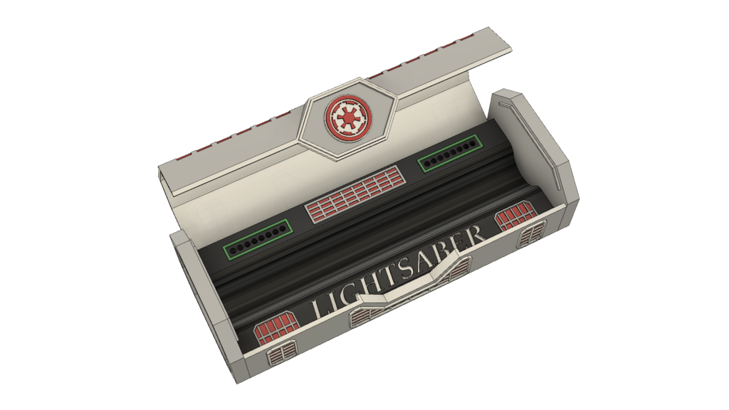 📦 Lightsaber Storage Box・Free 3D File for ・Cults