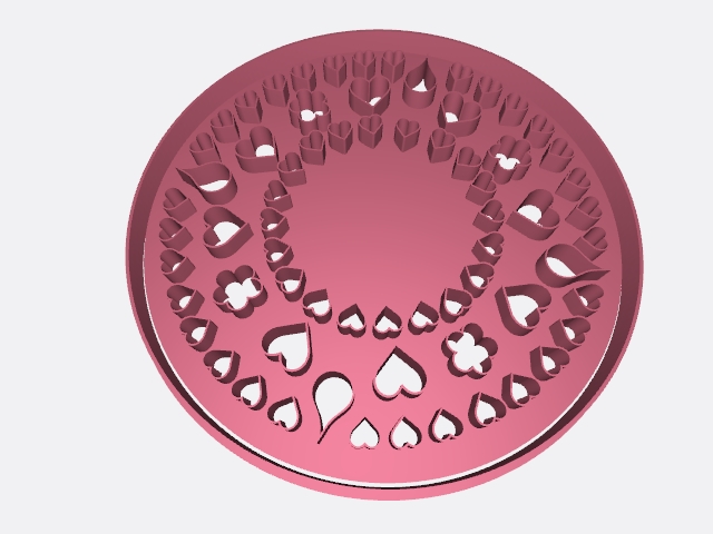 Free STL file openwork round cutter 🥖・3D printing template to download ...