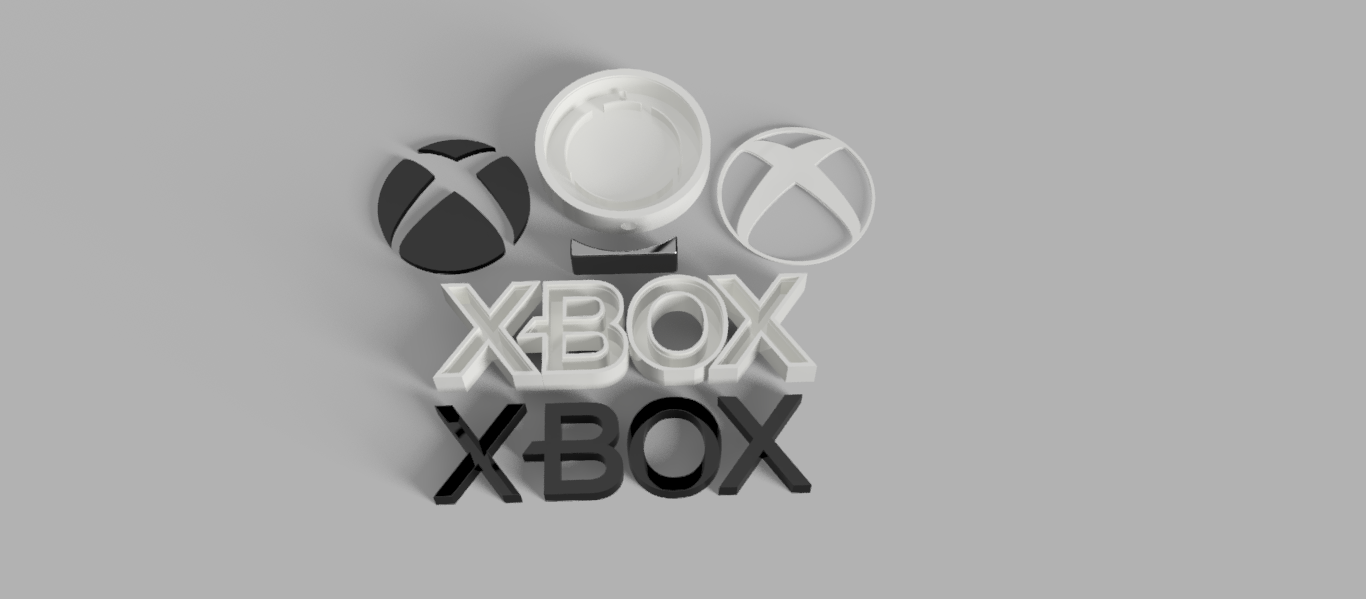 🎮 Xbox Sign / Xbox Signboard・ STL File for 3D printing・Cults