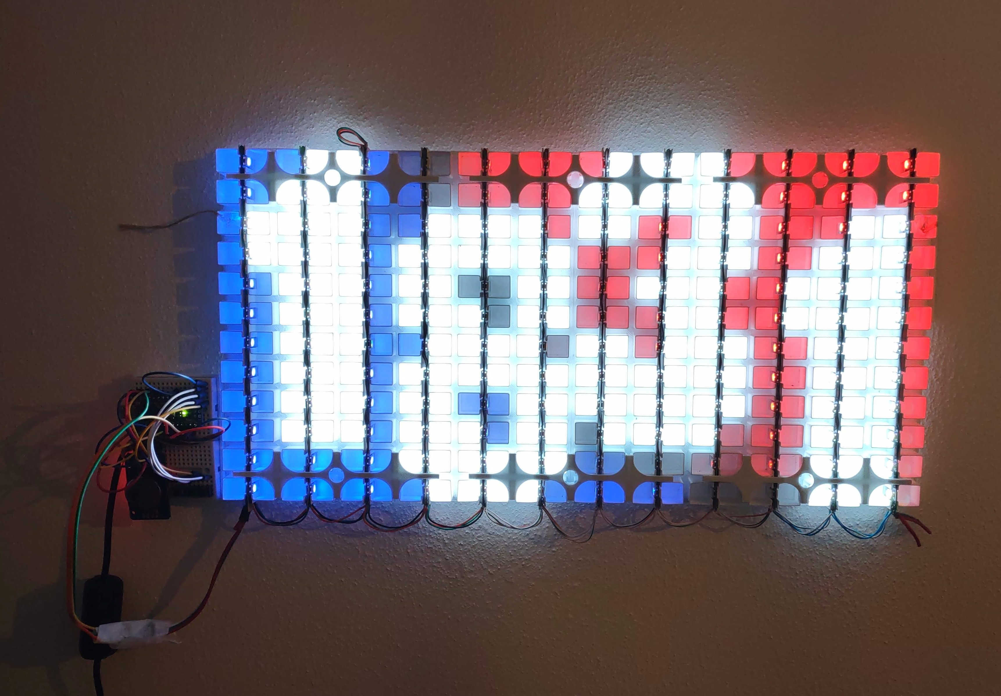 Archivo STL gratis Matriz 12x12 para LEDs WS2812B 🔧 ・Objeto imprimible ...