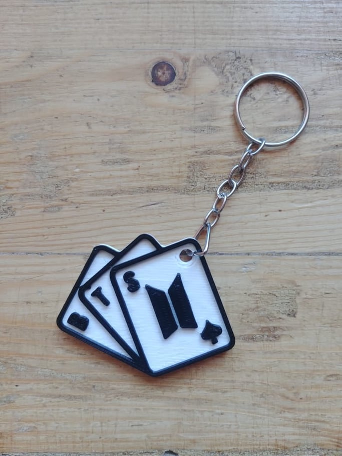 STL file BTS keychain 🗝️ ・3D printing idea to download・Cults