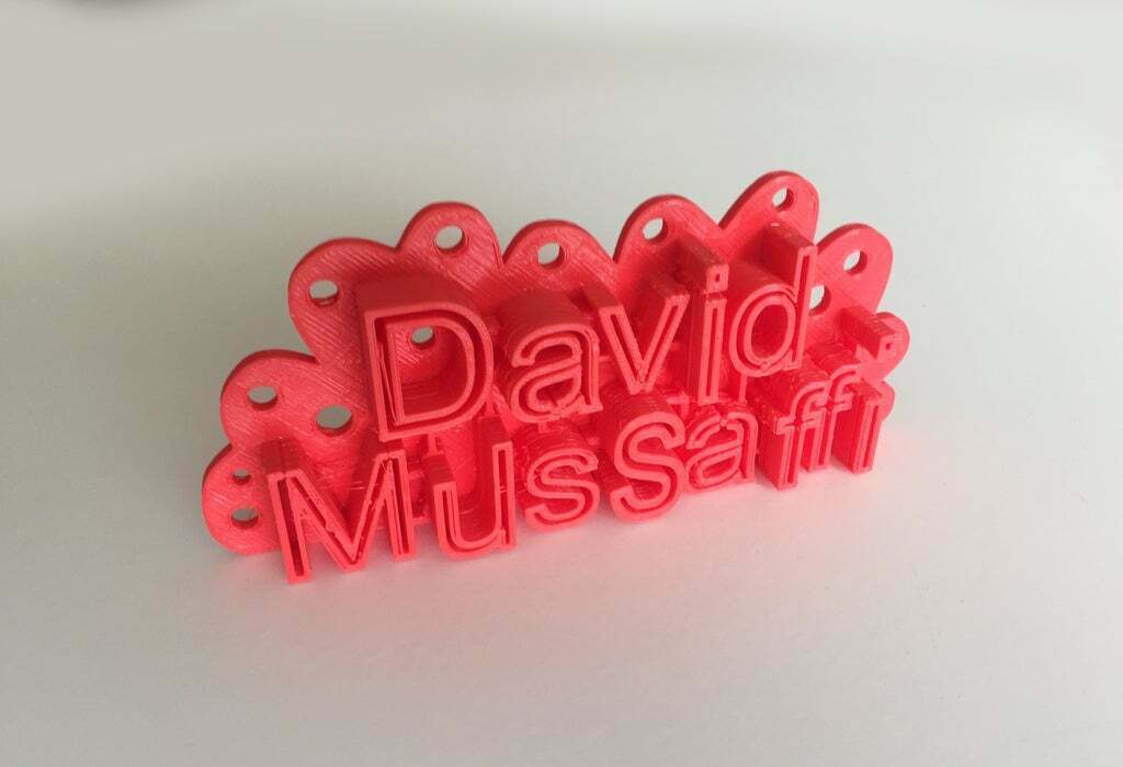Free STL file David's Door Sign 🚪 ・3D printer model to download・Cults
