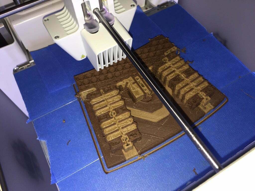 Free STL file Dorms Building (dual material 2 color) 🏗️ ・3D printable ...