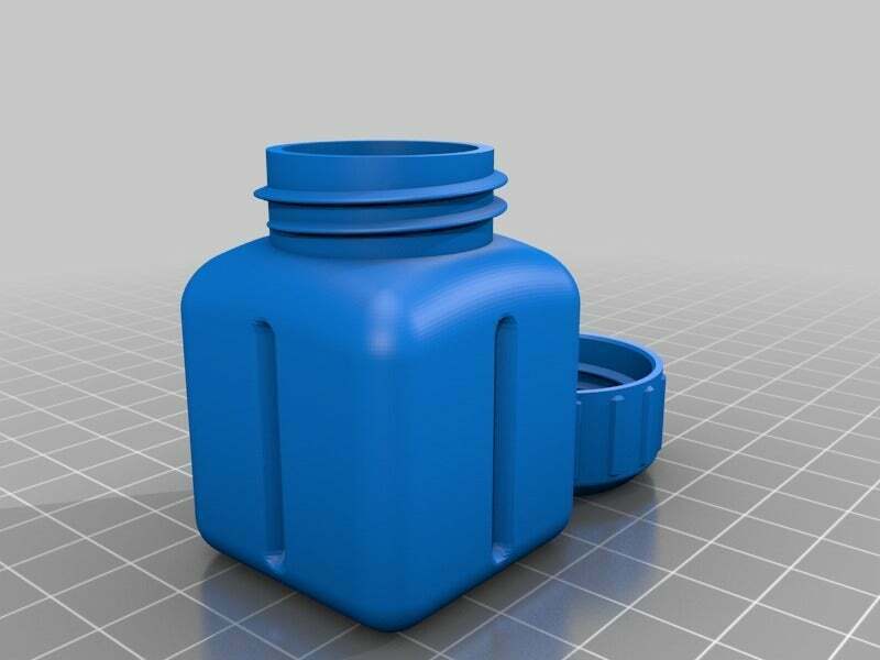 Free STL file Bottle and Screw Cap 19 🍾 ・3D printer model to download・Cults