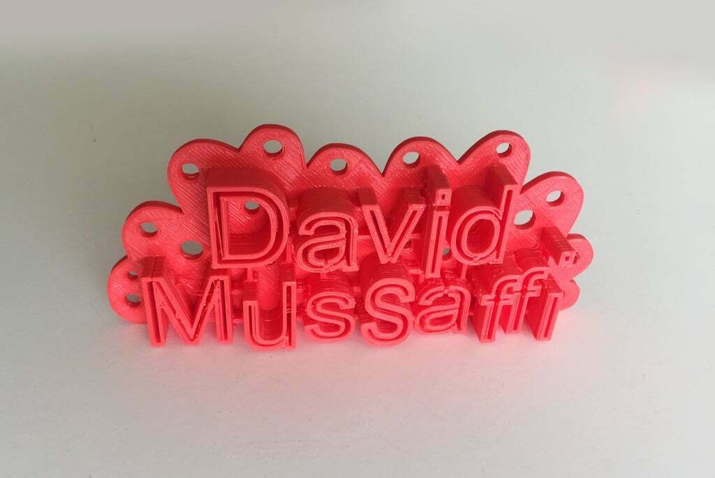 Free STL file David's Door Sign 🚪 ・3D printer model to download・Cults