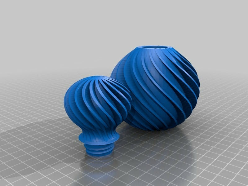 Free STL file Bottle and Screw Cap 53 🍾・3D printing idea to download・Cults