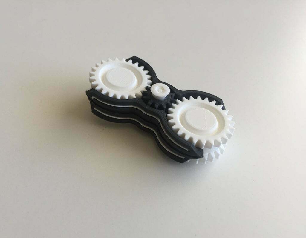 Free STL file Fidget Spinner (dual color) 👌 ・Object to download and to ...