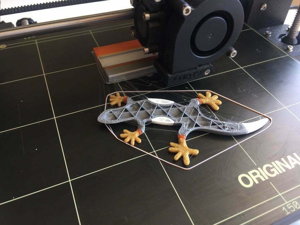 Free STL file Multi Color Gecko 🎨 (GCODE)・3D print object to download・Cults