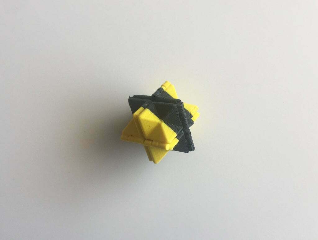 Free STL file 2 Color Fidget Star (Dual Extrusion) 🎨 ・3D printable ...