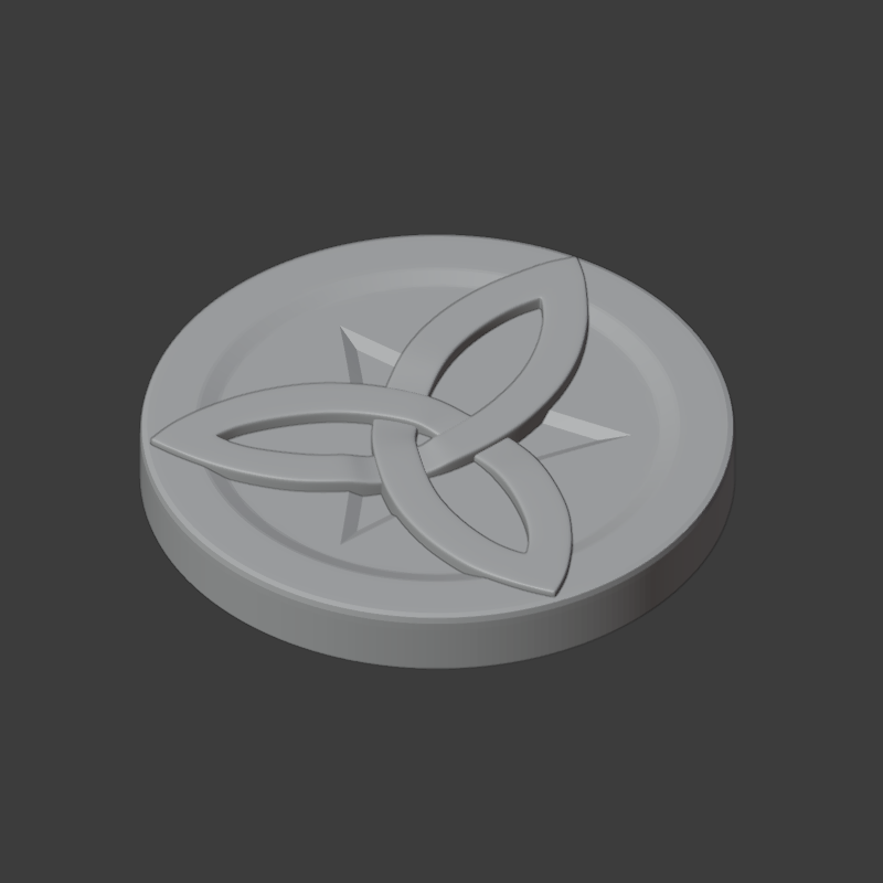 🪙 Mora Coin (Genshin Impact)・Free STL File for ・Cults