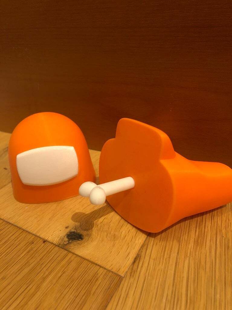 😵 Among Us Crewmate - No Support - Dead and Alive・Free STL File for ・Cults