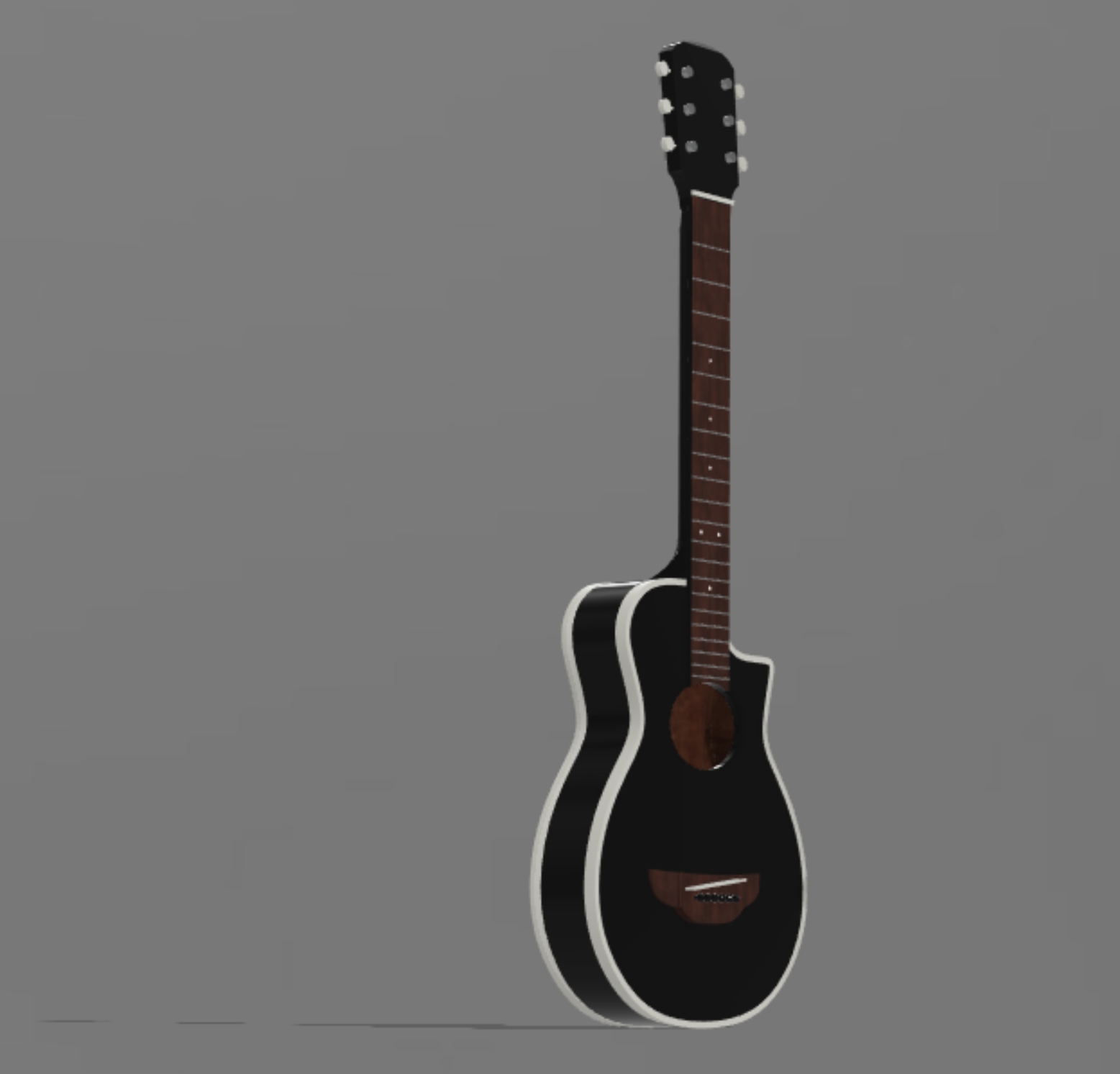 🎸 Acoustic Guitar・Free OBJ File for ・Cults