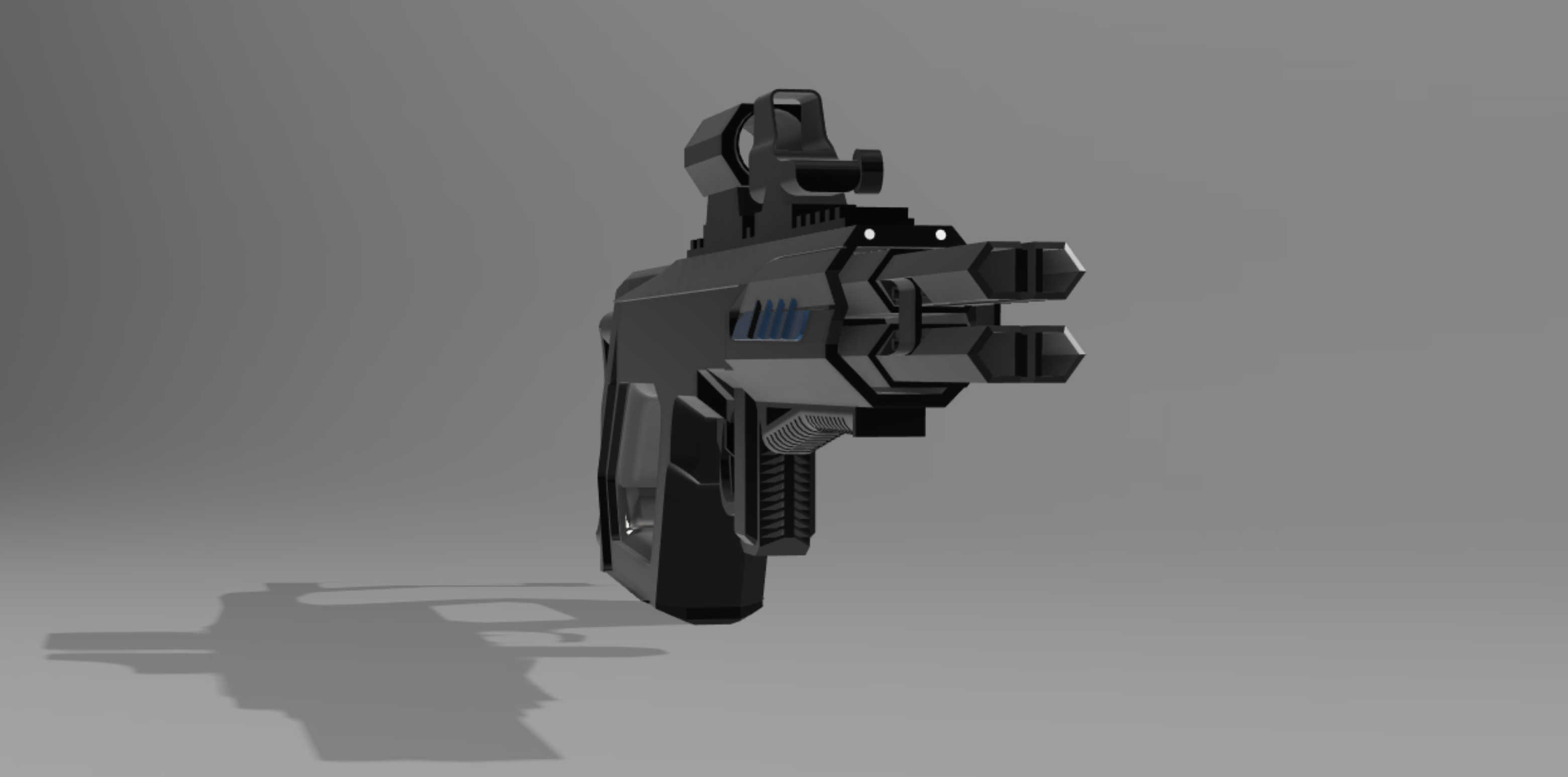 🔫 Futuristic Rifle・Free OBJ File for ・Cults