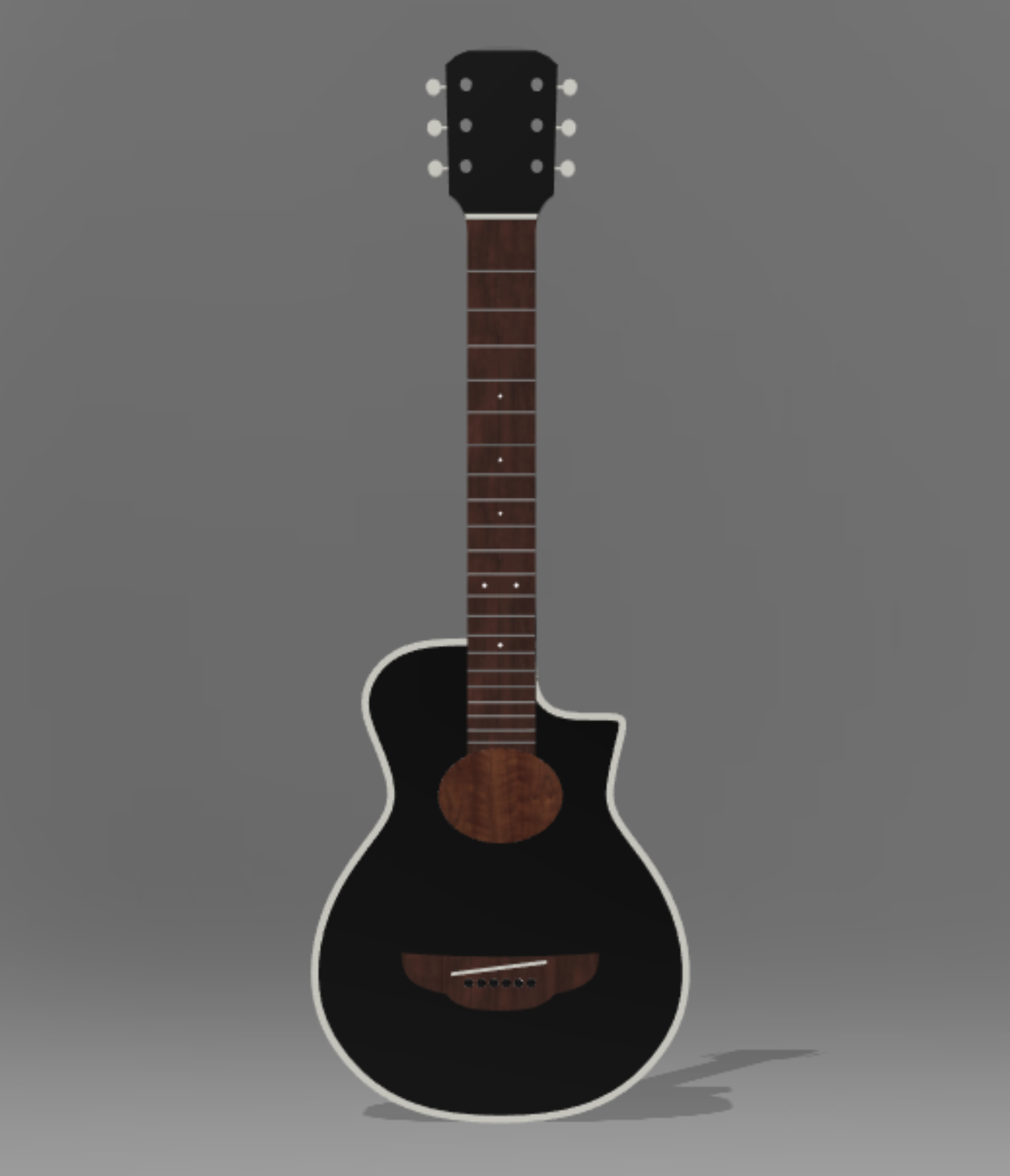 🎸 Acoustic Guitar・Free OBJ File for ・Cults