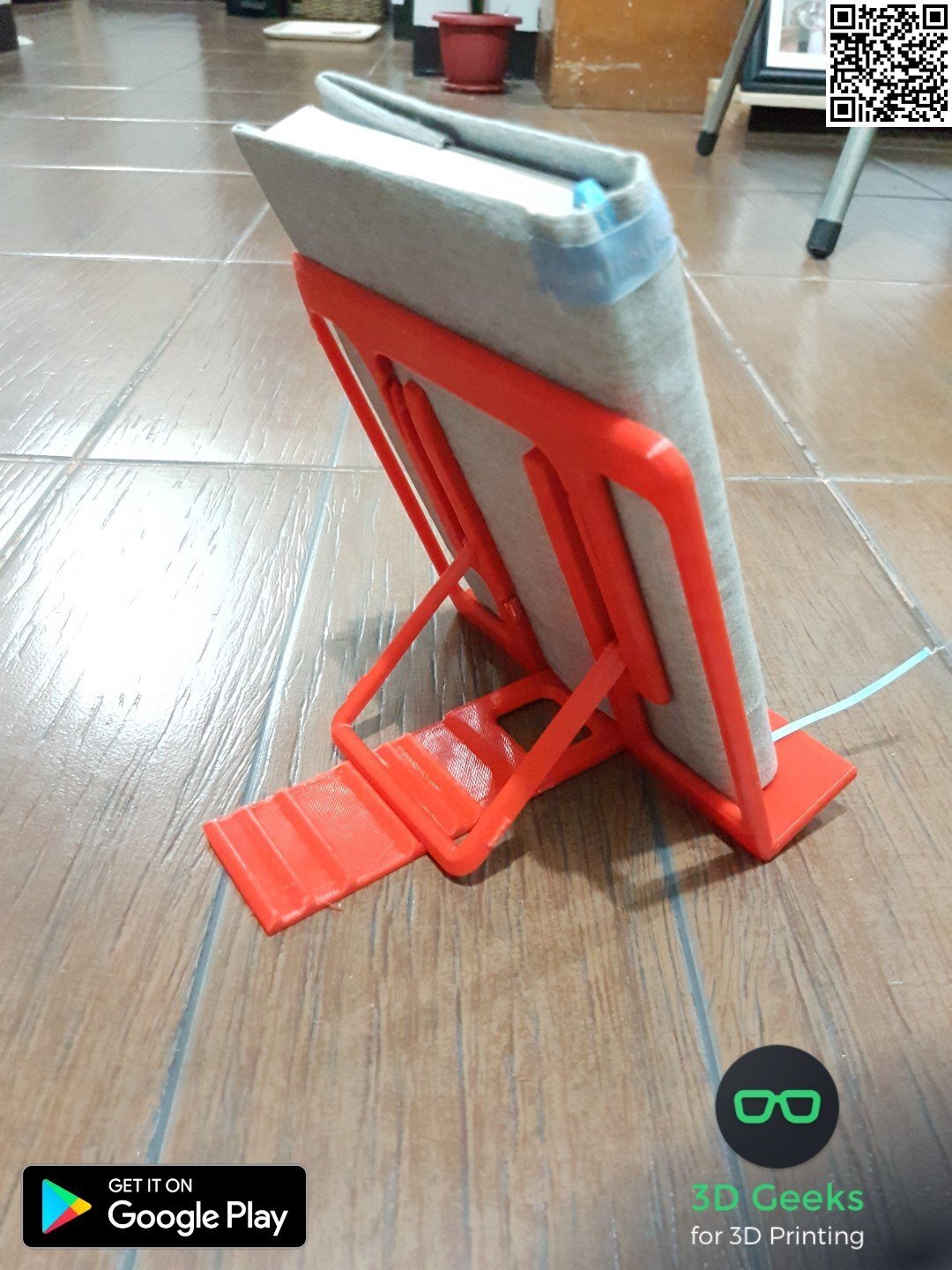 3D printing Single print book stand・Cults