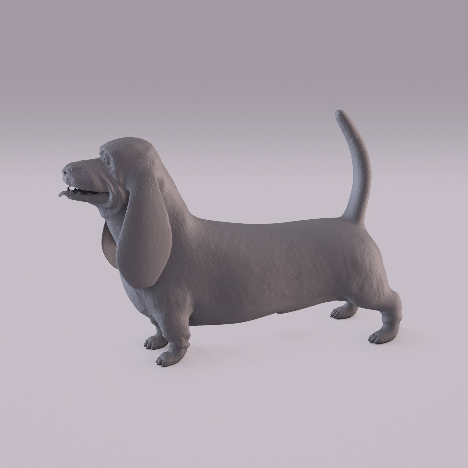 STL file Basset Hound 🐕 ・Model to download and 3D print・Cults