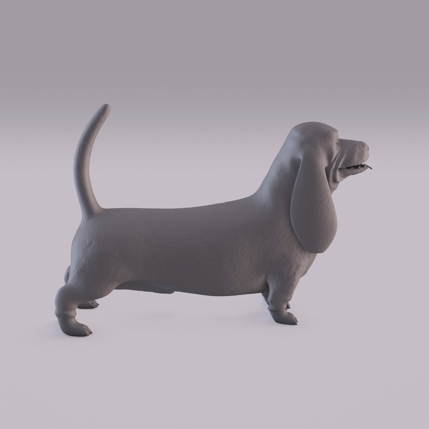 STL file Basset Hound 🐕 ・Model to download and 3D print・Cults