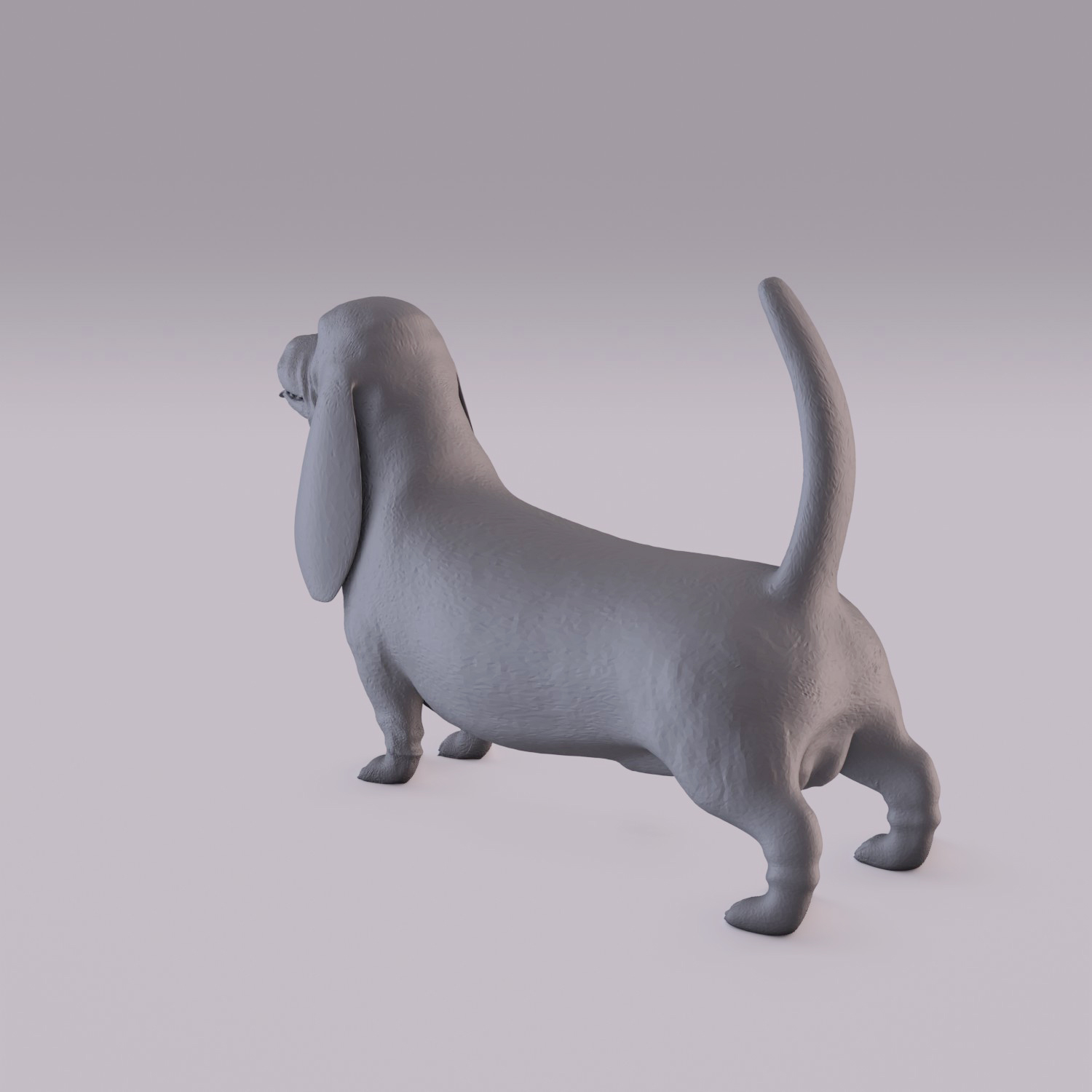 STL file Basset Hound 🐕 ・Model to download and 3D print・Cults