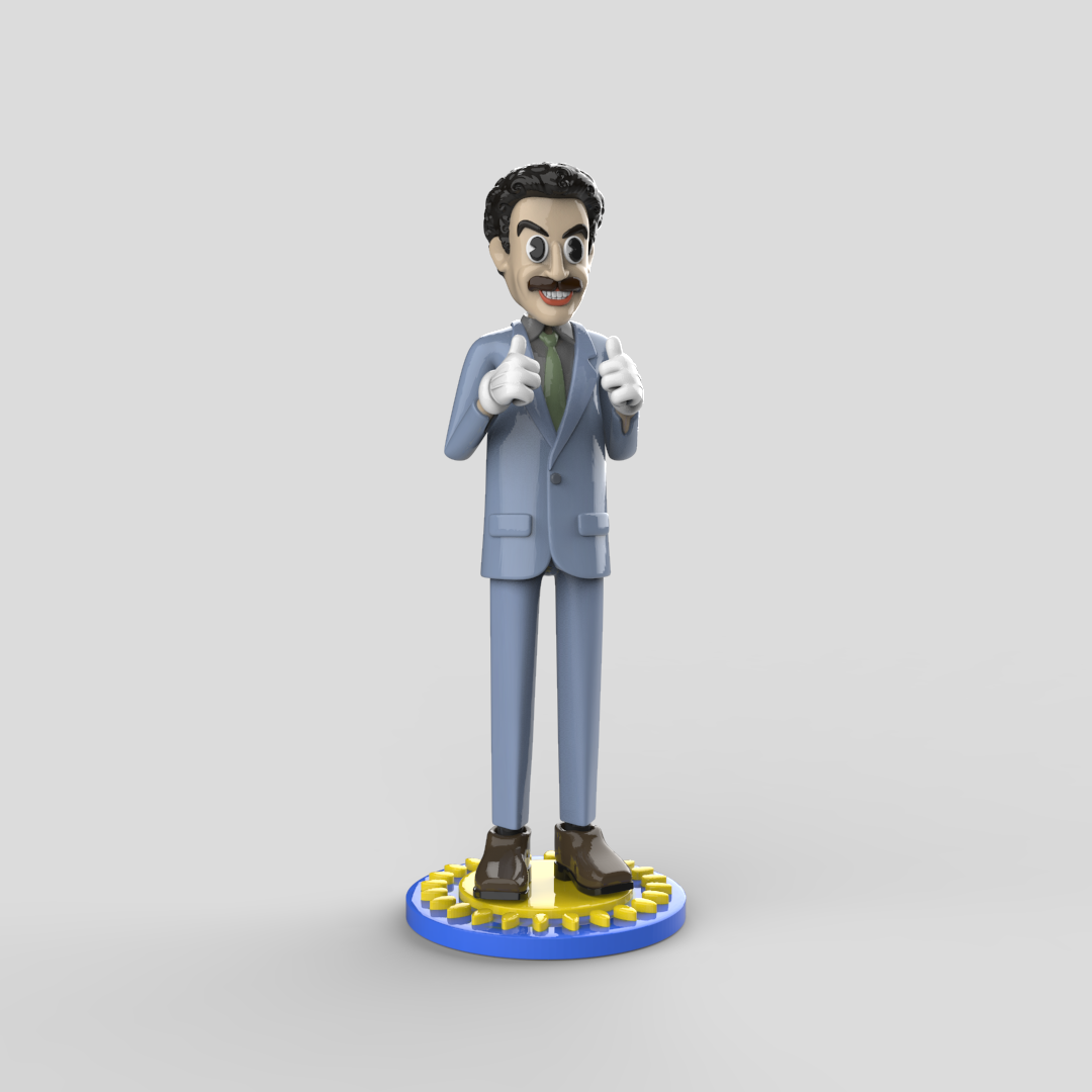 🎨 borat in suit・ OBJ File for ・Cults