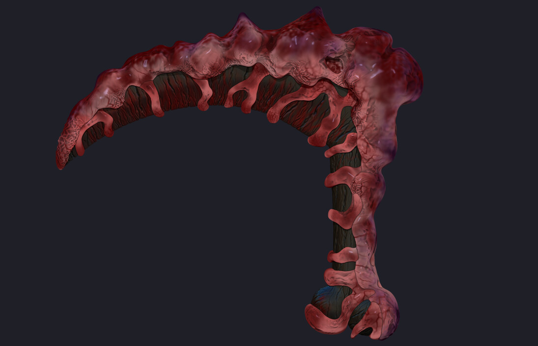 🌙 Upper moon 6 Gyutaro sickle weapon for 3d printing・ STL File for ・Cults