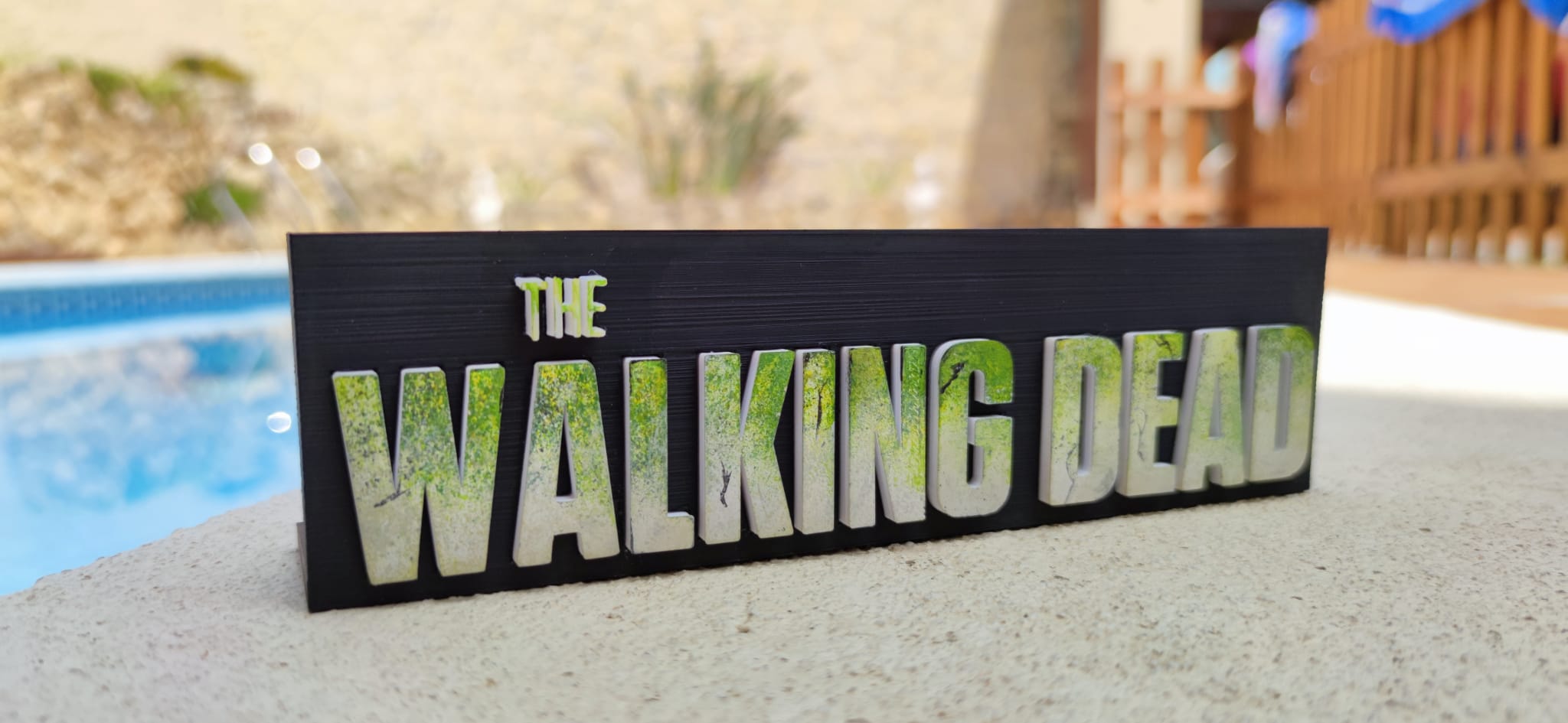 Free STL file THE WALKING DEAD LOGO 🚶・Design to download and 3D print・Cults