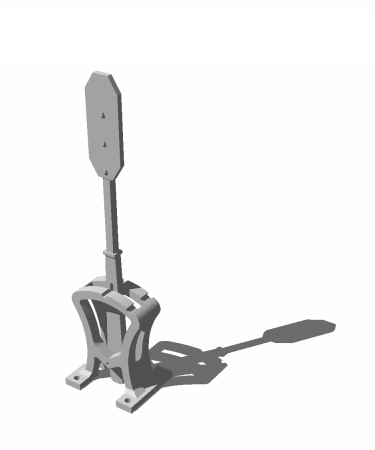 🆕 D&RGW Style Harp Switch Stand・ STL File for ・Cults