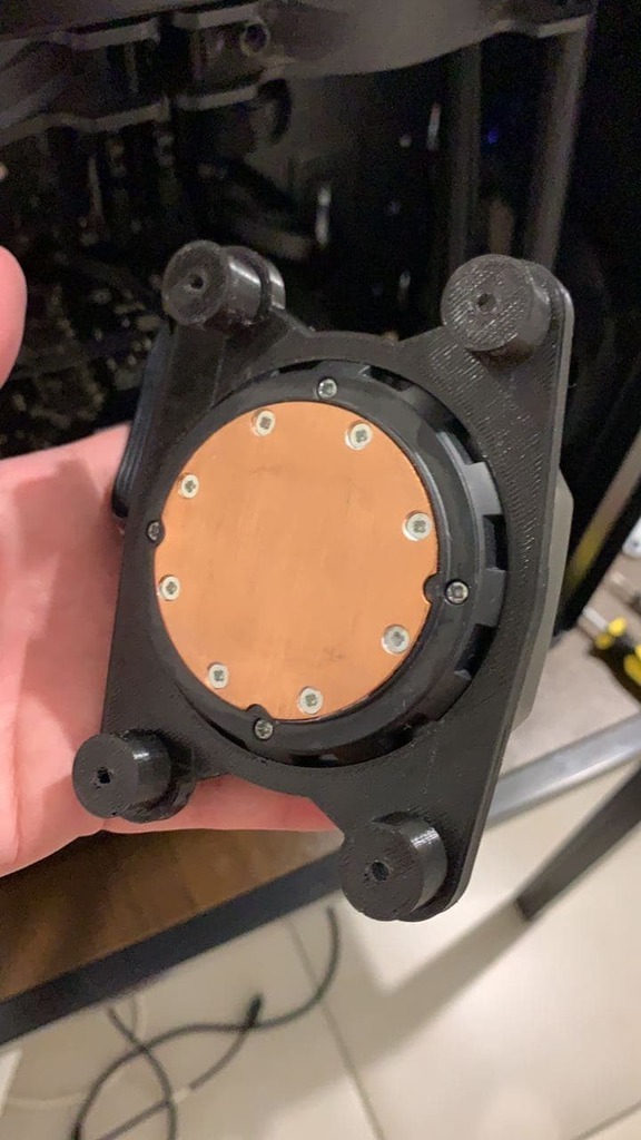 🖥️ AM4 bracket for Corsair H100i v2 AIO・Free 3D File for ・Cults