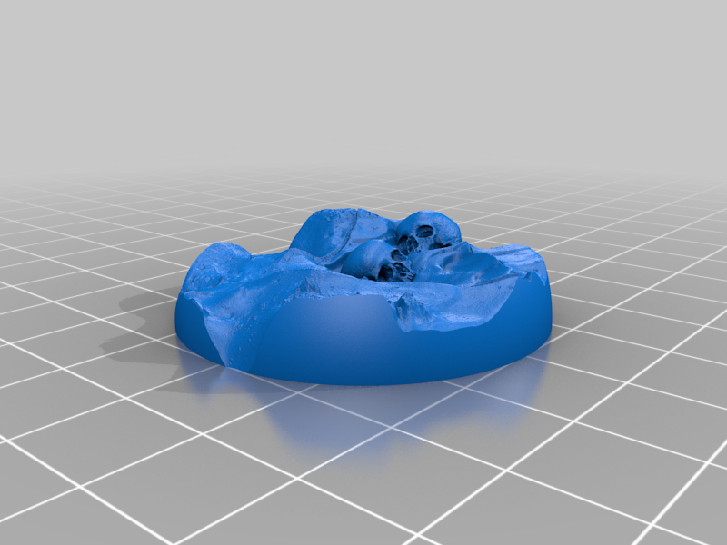 🆓 Round bases Set F - free sample !・Free STL File for ・Cults