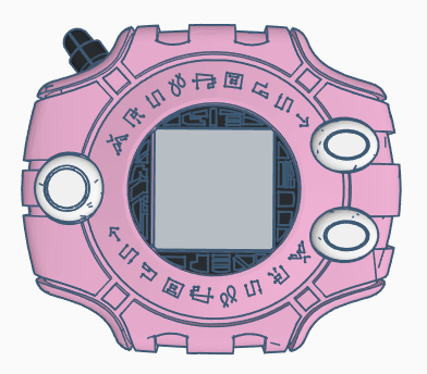 🐉 Digivice・Free STL File for ・Cults