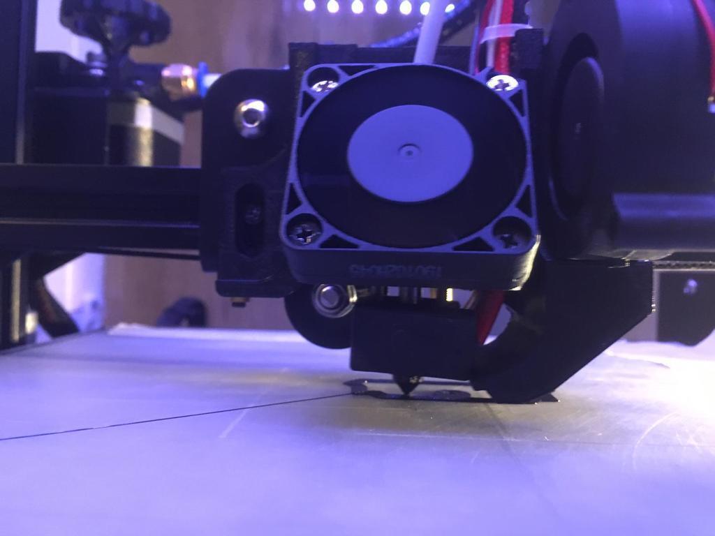 3D printable ULTIMATE creality cr10 ender 2-3 single blower LEFT RIGHT ...