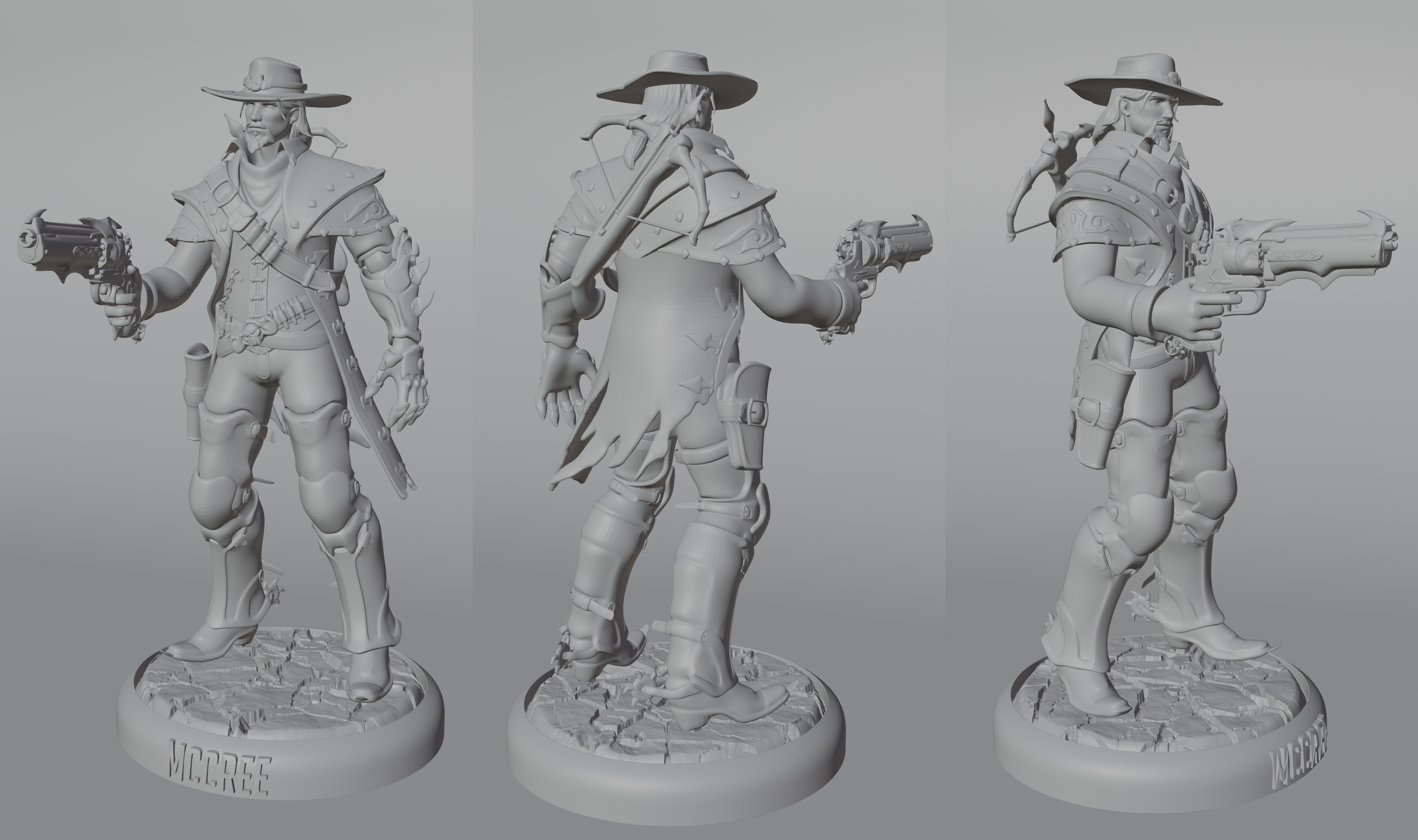 Archivo 3D Cassidy / McCree (skin Van Helsing) - Overwatch 🚐・Modelo ...