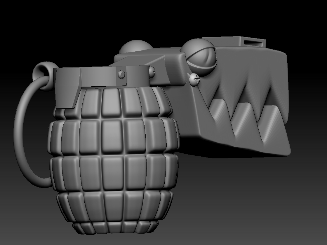 3D file Jinx Chompers Granades - League of Legends Cosplay - LOL 3D ...