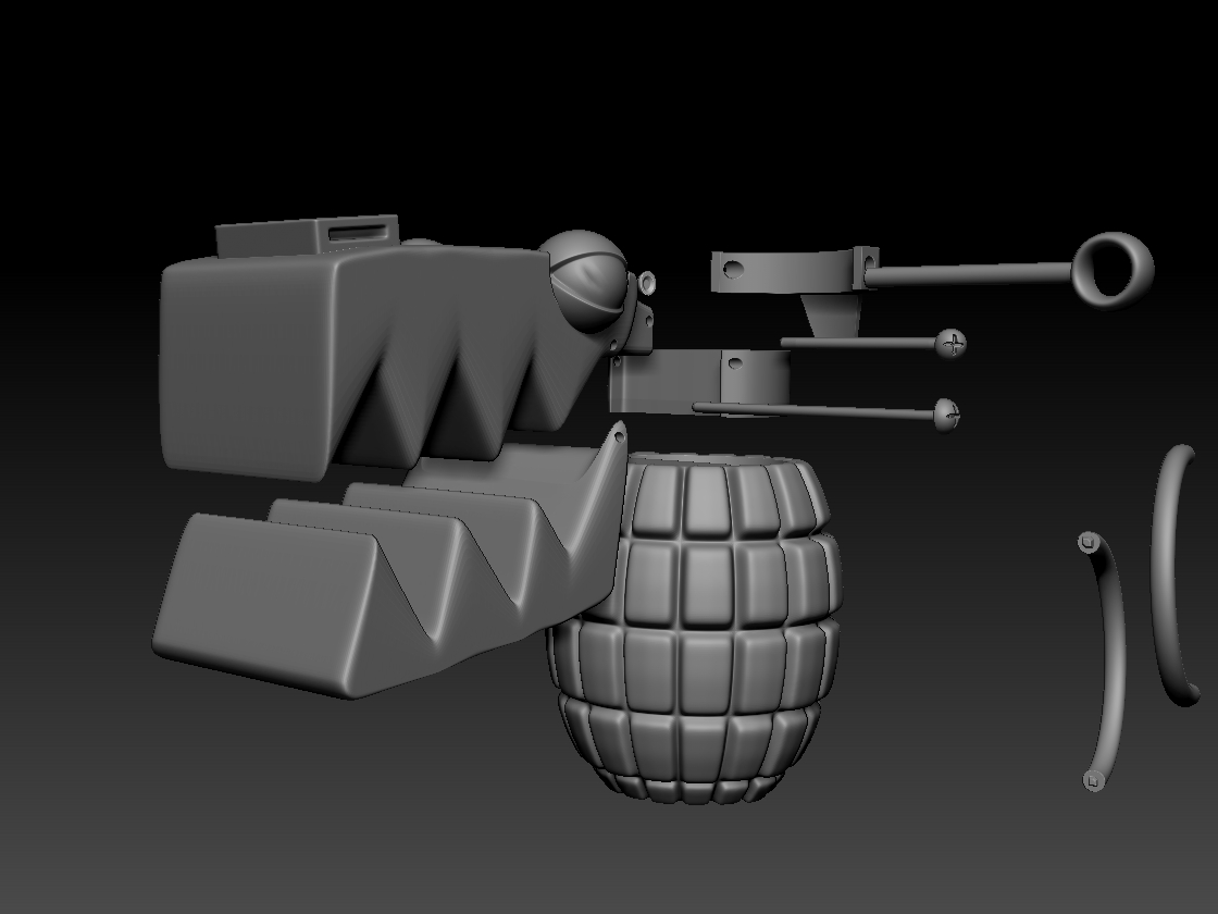 3D file Jinx Chompers Granades - League of Legends Cosplay - LOL 3D ...