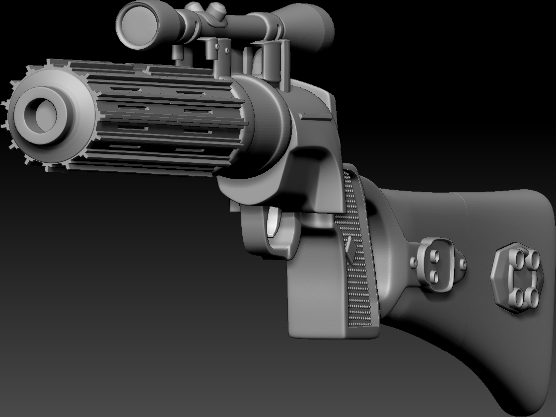 📚 EE-3 - Boba Fett Rifle Blaster - Book of Boba Fett 3D print model・ 3D ...