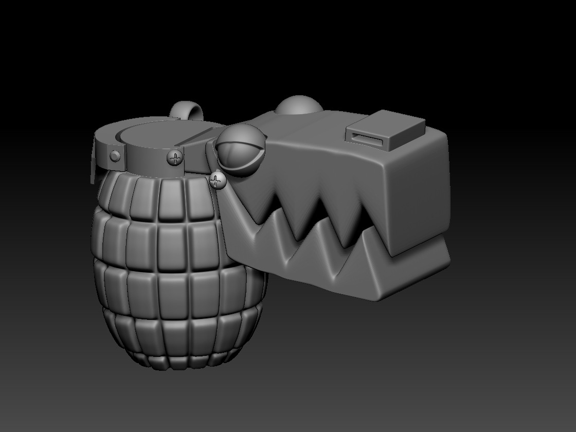 3D file Jinx Chompers Granades - League of Legends Cosplay - LOL 3D ...