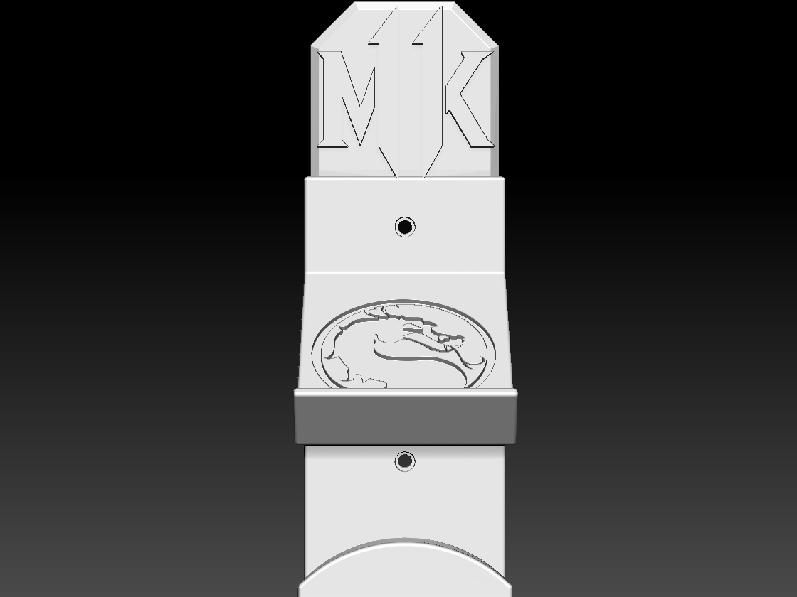 STL file CONTROLLER AND HEADSET HOLDER - MORTAL KOMBAT MODEL 3D PRINT ...