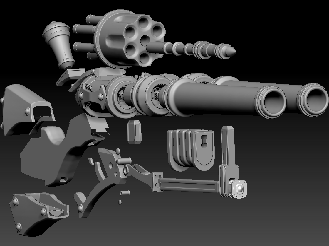 🔫 Graves Destiny Shotgun - League of Legends Cosplay - LOL 3D print model・ 3D File for ・Cults