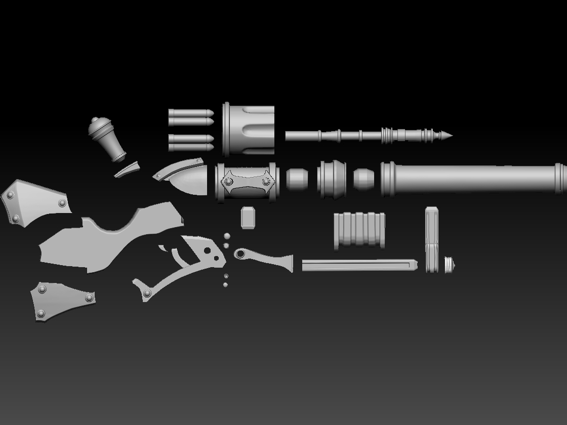 🔫 Graves Destiny Shotgun - League of Legends Cosplay - LOL 3D print model・ 3D File for ・Cults